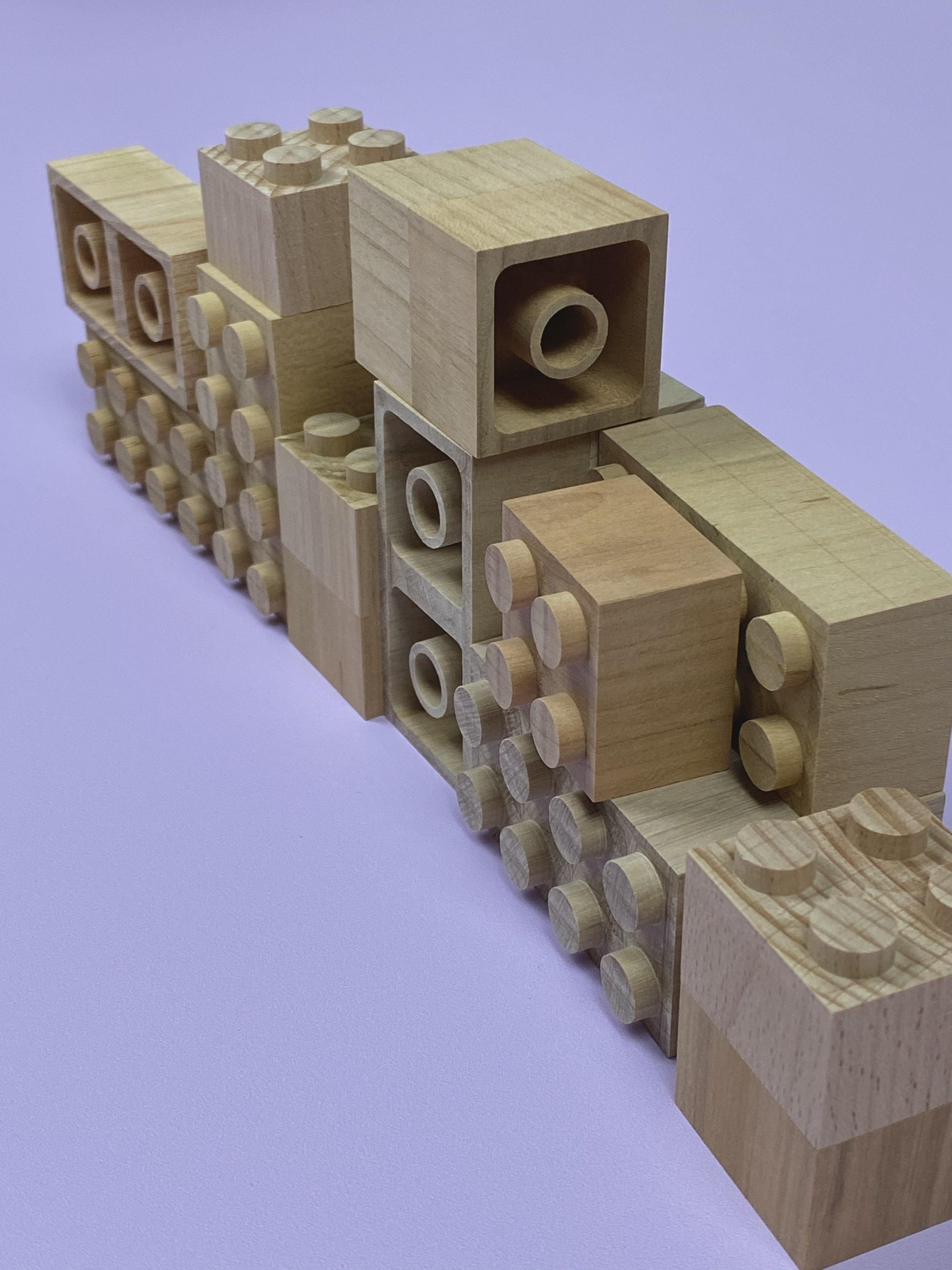 Large Building Blocks - 28 pcs – Light Lion